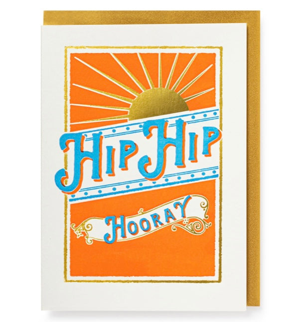 Hip Hip Hooray Card Archivist Press Bunka