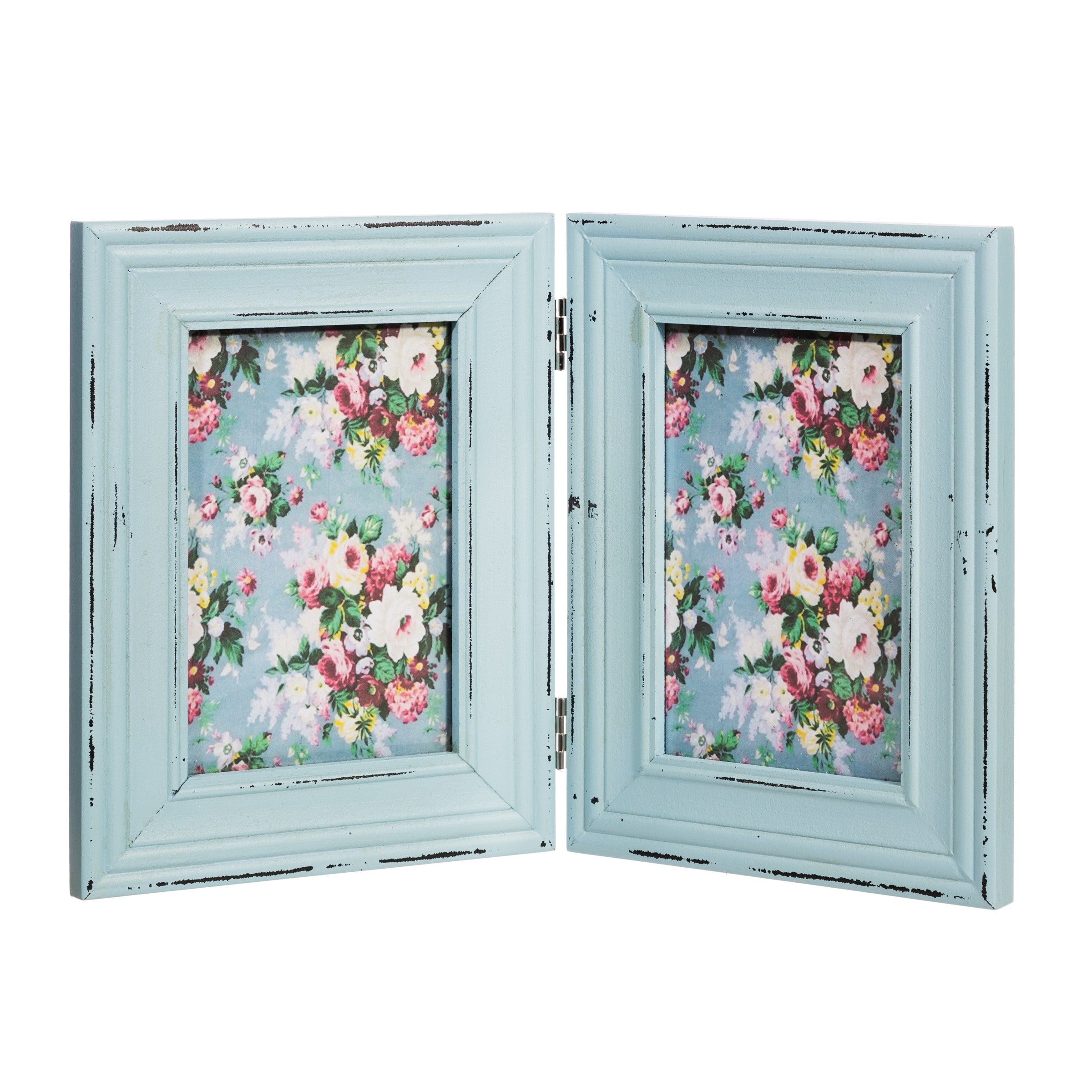 Double Photo Frame in Pastel Blue – Bunka