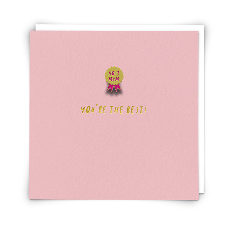 Redback No.1 Mum Pin Badge Card – Bunka