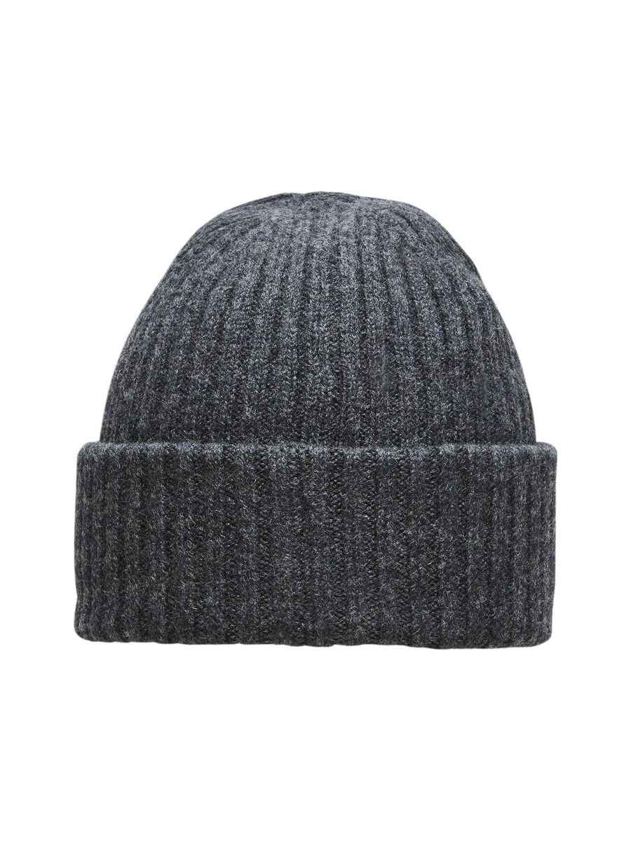 Selected Homme - Dark Grey Wool Beanie – Bunka