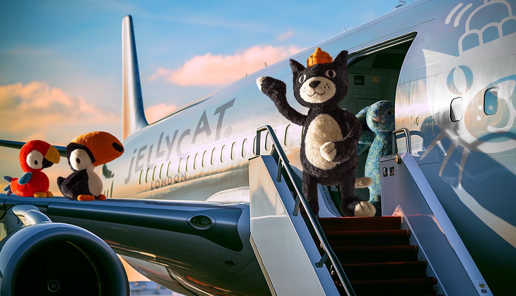 Jellycat Riverside Rambler Badger - Bunka – Bunka