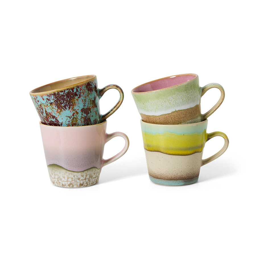 HKLIVING Americano Mugs Rococo - Set of 4 – Bunka