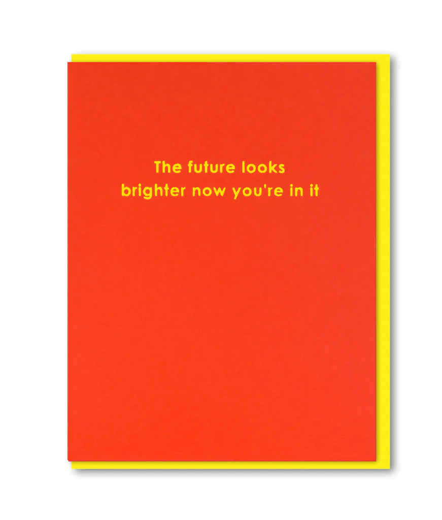 The Future Looks Brighter Card - 1973 – Bunka