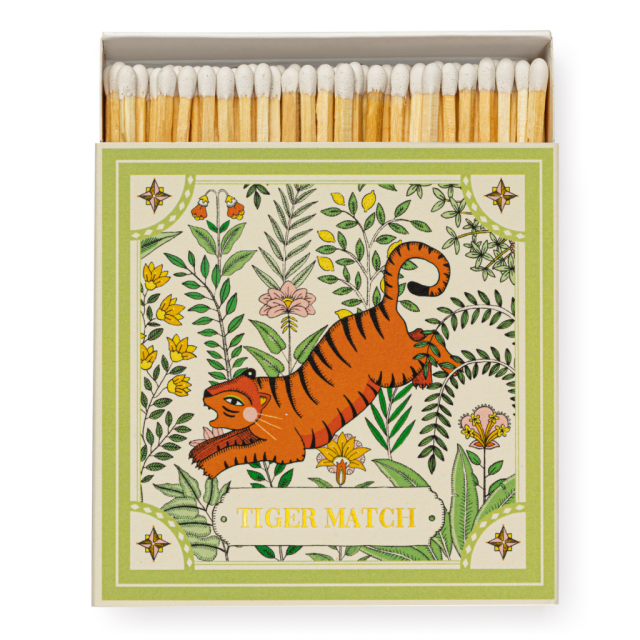 Archivist Ariane's Green Tiger Luxury Matches – Bunka