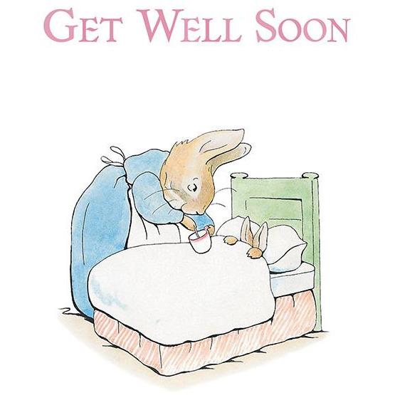 Peter Rabbit Get Well Soon Card – Bunka