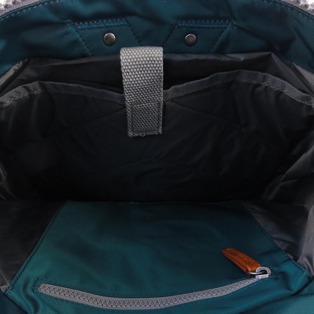 Roka Bantry Medium Sustainable Nylon Teal Backpack – Bunka