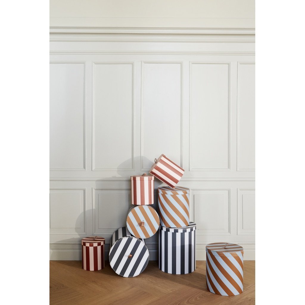 Oyoy Living Storage Box Round Stripe - Set of 3 – Bunka