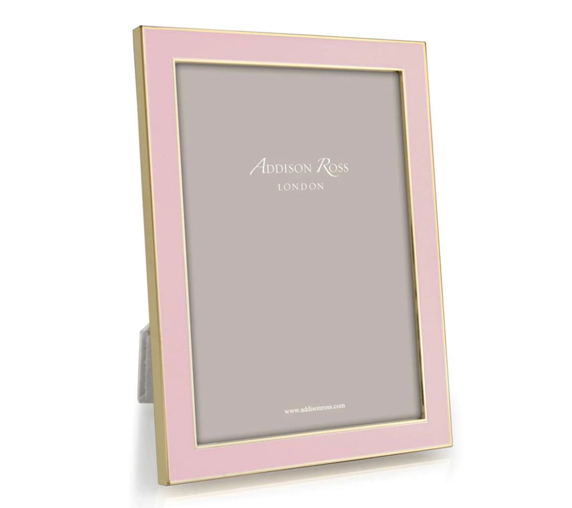 Addison Ross Pale Pink Enamel & Gold Frame – Bunka
