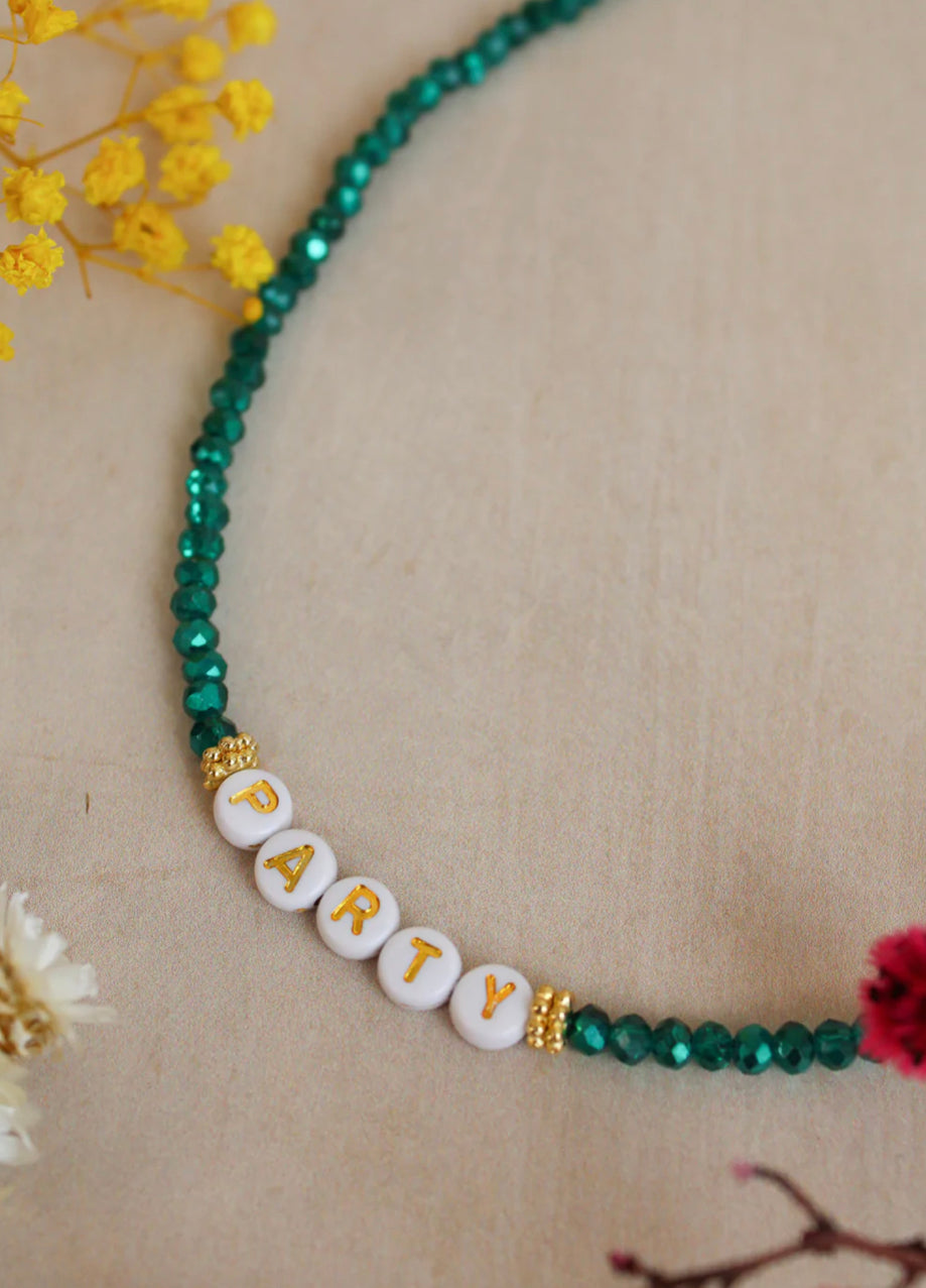 My Doris Green Party Necklace – Bunka