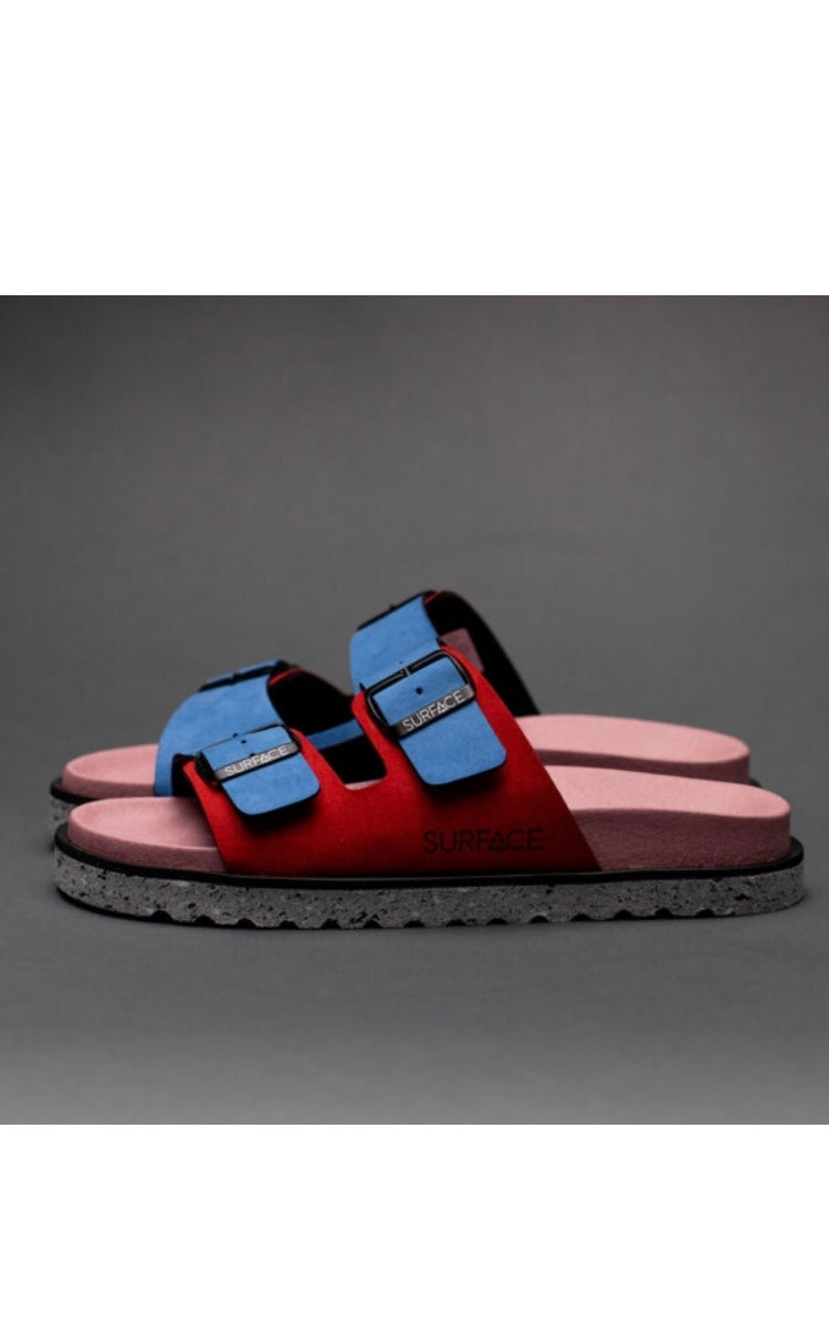 Surface Project Sandals - Cooper Red / Blue – Bunka