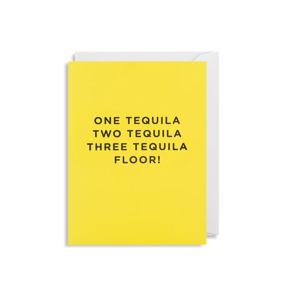 Lagom Design - One Tequila Two Tequila Mini Card – Bunka