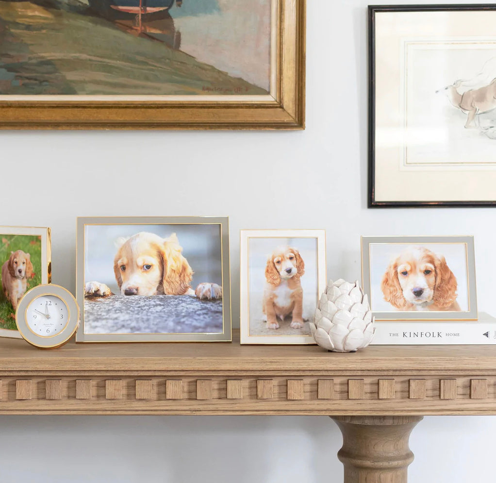 Addison Ross White Enamel & Gold Frame – Bunka