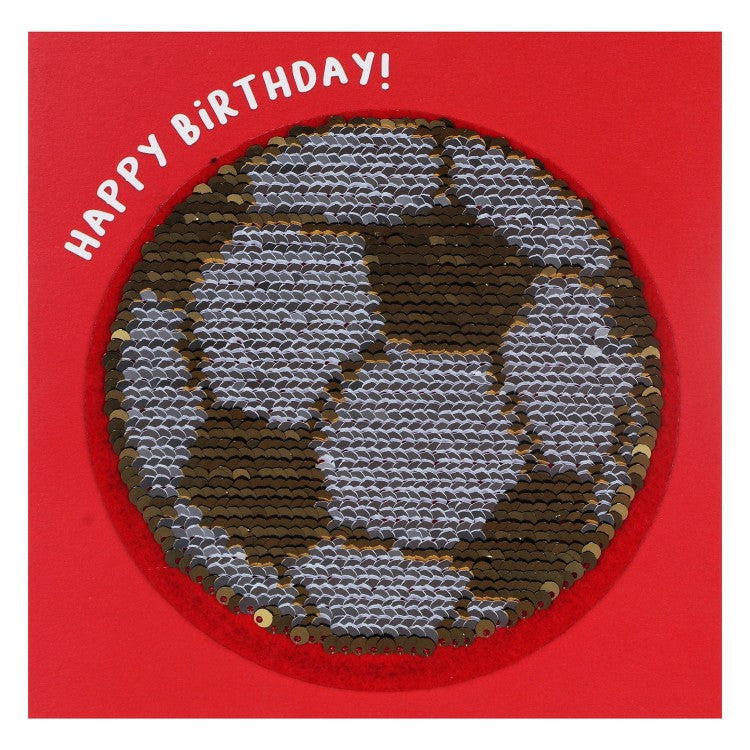 Football Sequin Card - Redback Cards – Bunka