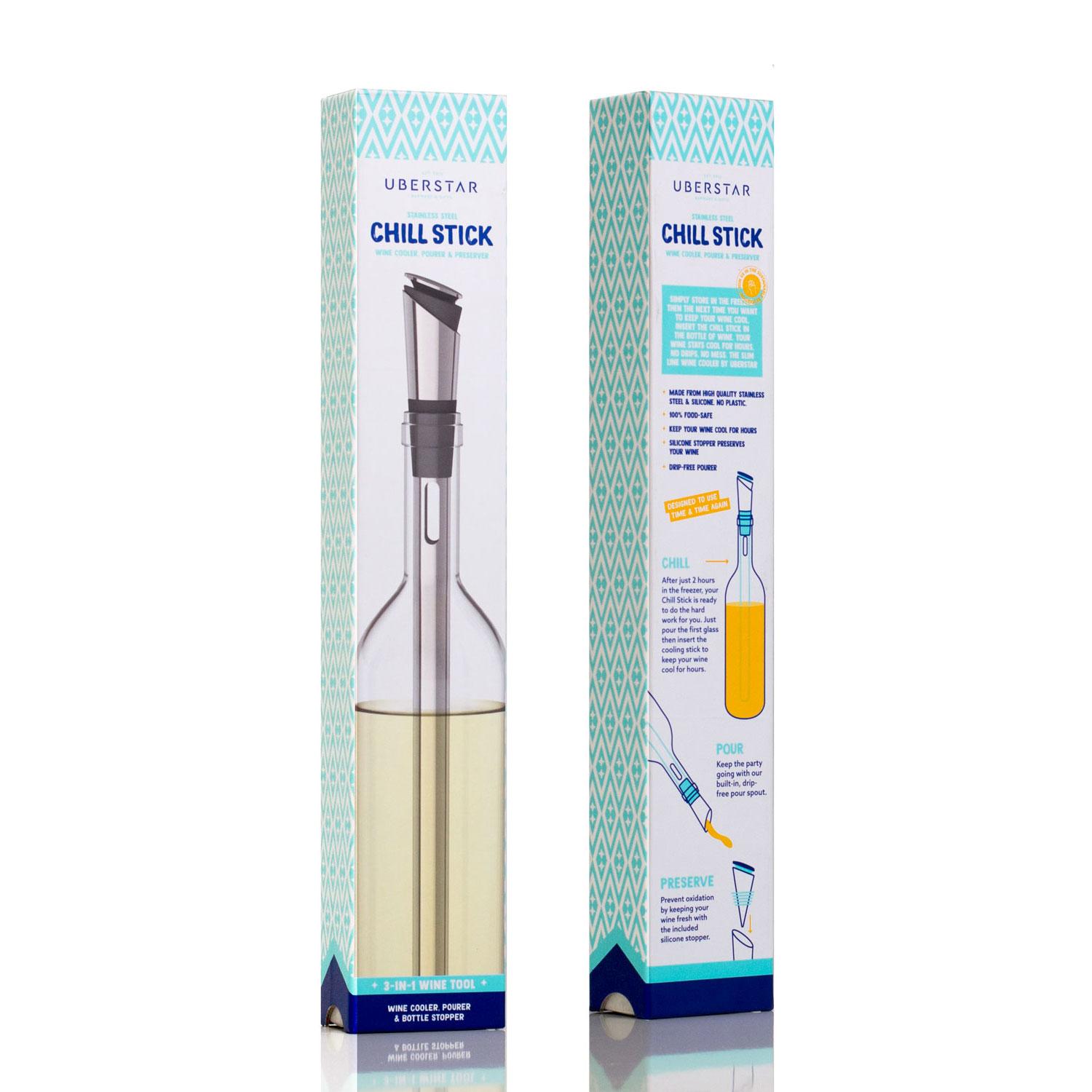 Uberstar - Stainless Steel Wine Chill Stick – Bunka